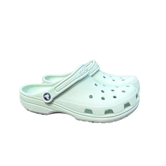 CROCS | Shoes | Crocs Classic Clog Water Shoe Light Sage Green Womens ...